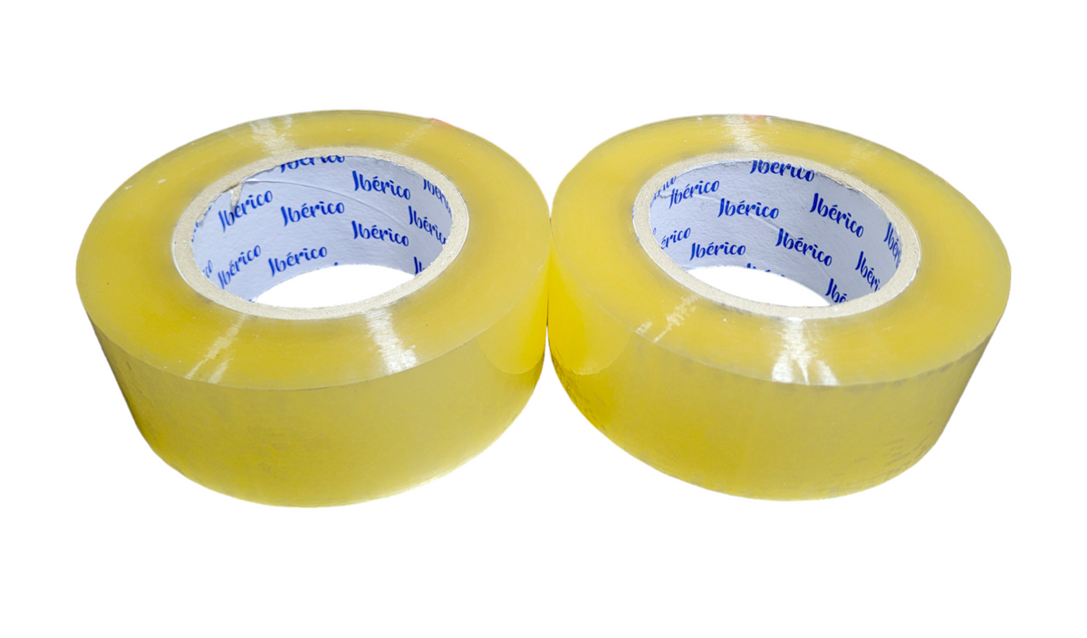 Cinta Ancha Íberico Transparente 2 Pulgadas X 100 - 200 - 300 Metros