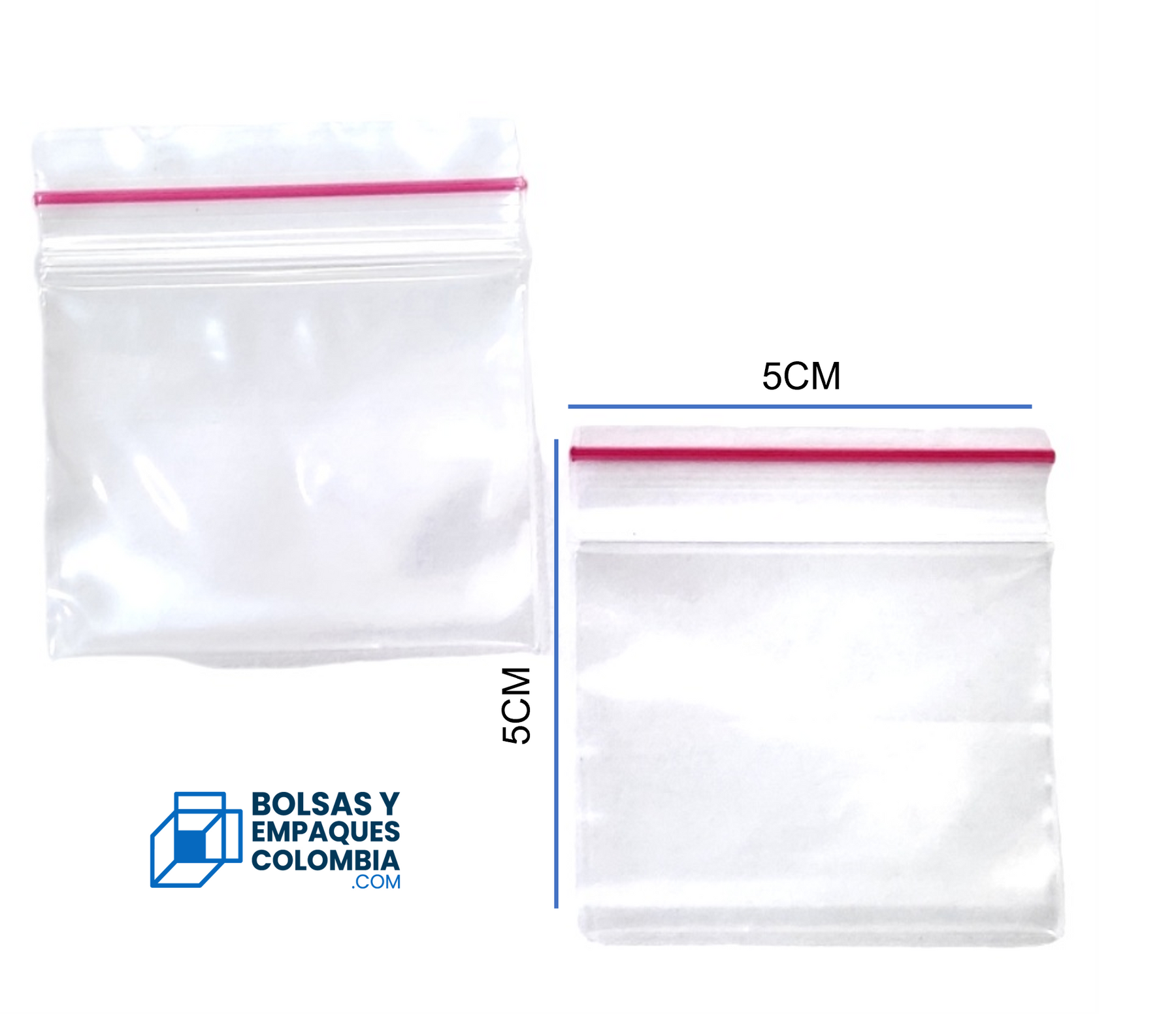 Bolsas Ziploc Transparentes x 100 Unidades